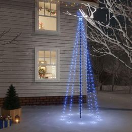 Prolenta Premium LED-Weihnachtsbaum mit Erdnägeln Blau 310 LEDs - Blau