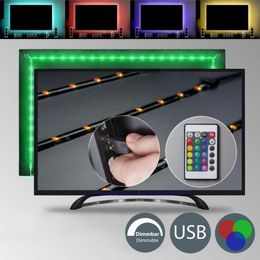 B.K.LICHT Tv Backlight led Hintergrund-Beleuchtung Licht usb Stripe Streifen Farbwechsel - 30
