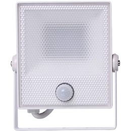 56004 Slim LED-Flutlicht mit PIR-Sensor 20 w Weiß 4000K Natural - KAI