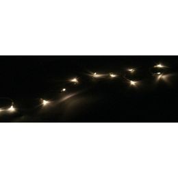 BURI LED-Lichterkette 10-LED Dekolichter Leuchtkette Beleuchtung Weihnachtsdeko