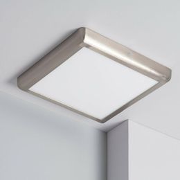 LEDKIA - LED-Leuchte 24W Eckig Metall 300x300 mm Design Silber Warmes Weiß 2800K - 3200K 120º300 mm
