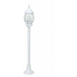 Brilliant Lampe Istria Außenstandleuchte weiß 1x A60, E27, 60W, geeignet für Normallampen (nicht enthalten) IP-Schutzart: 23 - regengeschützt - weiß