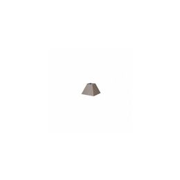 Lampenschirm Pyramide Tenorio Pinza Leinen Grau 12dx7dx10h