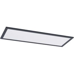 LINDBY Nelios LED-Deckenleuchte, CCT 80 x 30 cm - Schwarz, weiß