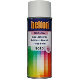 Belton - SpectRAL Lackspray 400 ml reinweiß matt Sprühlack Buntlack Spraylack
