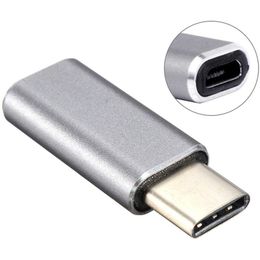 TRADESHOP Micro USB zu USB Typ C 3.1 Adapter 2A schnellladefähig, Datenübertragung für Lenovo Tab 4 10 Plus (LTE) (WiFi), Tab 4 8 Plus (LTE) (WiFi), Lenovo