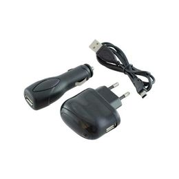 TRADESHOP 4in1 zubehör set: Netzteil usb Ladekabel kfz Kabel Datenkabel Adapter für Becker Traffic Assist Highspeed 7934 Highspeed ii 7988 Z102 Z103 Bluemedia