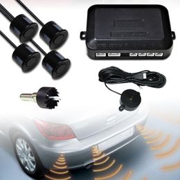 VINGO - 4 Sensoren Einparkhilfe Hinten Rückfahrsystem Dekoration Auto Rückfahrwarner