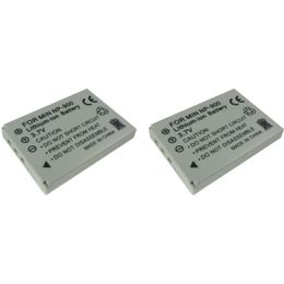 TRADESHOP 2x Trade-shop Kamera Li-Ion Akku 950mAh für Medion Life P42012 MD85801 Medion MD85867 MD85867 MD6331 Minox DC4211 DC5222 DC6011 DC6311 Praktica