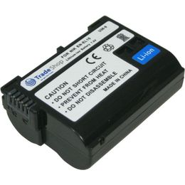 TRADESHOP Hochleistungs Akku 1900mAh ersetzt EN-EL15 für Nikon D500 D600 Batterie Griff MBD11 MBD12 MBD14 MBD15 MBD17 Batterieladegerät MH25 MH25A D7500