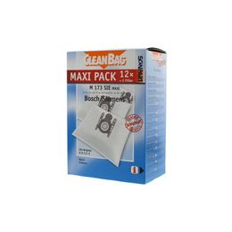 Cleanbag - 12 Staubsaugerbeutel M173SIE für Bosch / Siemens Typ: d e f g h MaxiPack