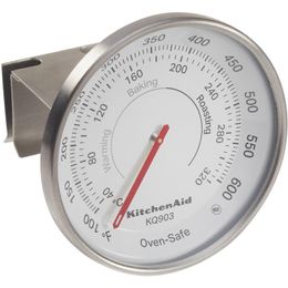 Einstellbares hängendes Backofenthermometer, für Umluft-, Gas- oder Elektrobacköfen, 40°C bis 320°C - KitchenAid