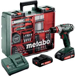 Metabo - Akku-Bohrschrauber bs 18 Quick Set mit 2x 2,0 Ah Akkus + Lader im Koffer