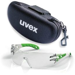 Uvex - Schutzbrille pheos s 9292095 im Set inkl. Brillenetui