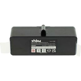 vhbw - Akku kompatibel mit iRobot Roomba 651, 670, 660, 665, 671, 675, 681, 625, 630, 650 Staubsauger, Schwarz (4000mAh, 14,4V, Li-Ion)