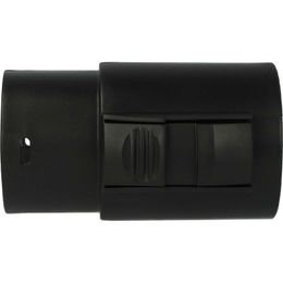 vhbw Schlauch-Adapter kompatibel mit Kärcher A 2676 X PT Plus EU (1.723-812.0) Staubsauger, Staubsaugerschlauch - Anschlussadapter, Schwarz