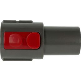 Staubsauger Adapter auf 32mm Zubehör Anschluss kompatibel mit Dyson Cinetic, Big Ball - rot / dunkelgrau, Kunststoff - vhbw
