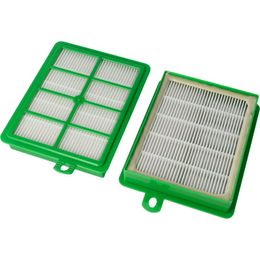 vhbw - Ersatz Hepa Allergie Filter Set aeg Accelerator aac 6754, aac 6755, aac 6756, aac 6757, aac 6758, aac 6805, aac 6806 Ersatz für aef 12, H12.