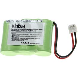 vhbw 1x NiMH Akku 600mAh (3.6V) kompatibel mit schnurlos Festnetz Telefon Teledex CL1200, CL1900, CL2200, CL2900, DC9100, DC99200 Ersatz für HHR-P303,