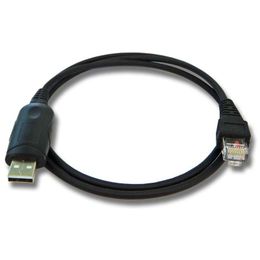 USB-Programmierkabel kompatibel mit Funkgerät Kenwood TK-7150, TK-7160, TK-7180, TK-760, TK-760G, TK-762, TK-762G - vhbw