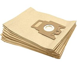 10x Staubsaugerbeutel kompatibel mit Miele Exquisit m, hs Staubsauger - Papier, Typ m, 28cm x 19,5cm Sandfarben - vhbw
