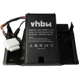 vhbw - Akku kompatibel mit Robomow Tuscania TC-Serie, TC150, TC300, TC500 Rasenroboter Rasenmäher (3000mAh, 25,6V, Li-Ion)