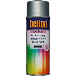 Belton - SpectRAL Lackspray 400 ml weiß-aluminium Sprühlack Buntlack Spraylack