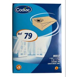 daniplus - Codiac 5 Papier Staubsaugerbeutel Ref 79 kompatibel zu Miele f j m, Miele s 300 -- s 399, s 700 - s 799