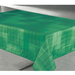 Tischdecke Fleckenschutz Geoprint rechteckig 145 x 240 cm - grün - vert
