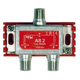 FTE Automotive TV-Splitter 2 Ausgänge 4 dB AS2 - FTE