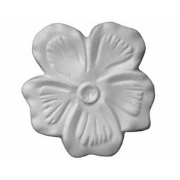 4x Decosa 3D Wandtattoo Violetta aus Polystyrol, Wandsticker Blume, Wandaufkleber, Wanddeko Flower, Wandtatoo, Ornament, Relief