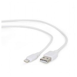 Usb cable suitable for iPhone 5 i 6/2m (CC-USB2-AMLM-2M-W) (CC-USB2-AMLM-2M-W) - Gembird