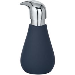 Seifenspender Sydney Blau Matt Keramik mit Soft-Touch Beschichtung, 320 ml, Blau, Keramik blau matt - blau - Wenko