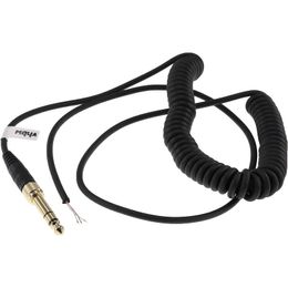vhbw - Audio aux Kabel kompatibel mit Beyerdynamic dt 990, dt 990 Pro Kopfhörer - Audiokabel 3,5 mm Klinkenstecker auf 6,3 mm, 100 - 300 cm, Schwarz