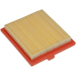Ersatzfilter (1x Luftfilter) kompatibel mit Castelgarden/GGP/STIGA OM45, REM50 Rasenmäher, 12,2 x 10,8 x 2 cm, Gelb, Orange - vhbw