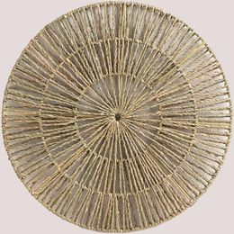 SKLUM Dekorativer Teller aus Bambus Yinka Ø45 cm - Ø45 cm Ø45 cm