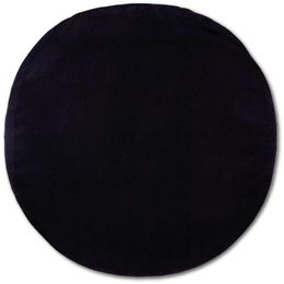Bestlivings Kissenbezug Schwarz (Ø 50 cm) mit verdecktem Reißverschluss - viele Größen und Farben - Schwarz