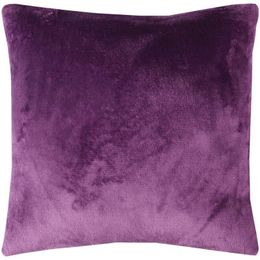 Bestlivings Kissenhülle Kuschel Celina, in der Größe 50 x 50cm - Violett - Kissenbezug mit Reißverschluss - Violett