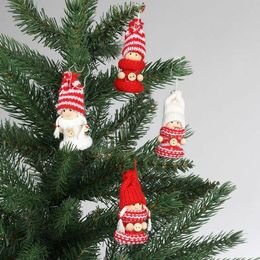 BURI - Weihnachtsbaum-Anhänger Püppchen 4er-Set