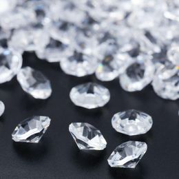 Deko Diamanten, 1700er Set, Tischdeko Hochzeit, Streudeko Kristalle, Kunststoff, 6 x 10 mm, transparent - Relaxdays