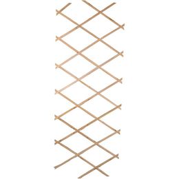 Spetebo Holz Rankgitter ausziehbar - 180 x 90 cm - Scherenspalier für Kletterpflanzen - Garten Blumen Spalier Pflanzen Rankhilfe