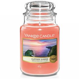 yankee candle 623g - Cliffside Sunrise - Housewarmer Duftkerze großes Glas