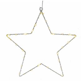 Spetebo Led Leuchtstern weiß - 30 cm - Deko Weihnachts Stern für Außen und Innen
