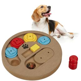 Intelligenzspielzeug für Hunde, Leckerli verstecken, Futterspielzeug, interaktiv, Schnüffelspiel, mehrfarbig - Relaxdays