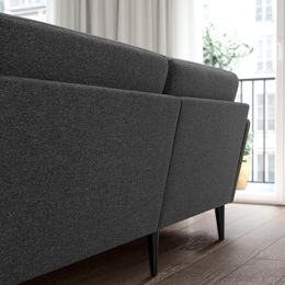 IKEA GRILLSTORP / SMEDSTORP 4er-Sofa mit Récamiere links