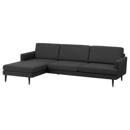 IKEA GRILLSTORP / SMEDSTORP 4er-Sofa mit Récamiere links