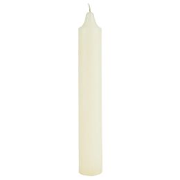 IB Laursen Dickere Rustikale Kerze 25cm, Höhe 25 cm, Ø 3,8 cm, creme