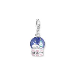 Thomas Sabo Charm-Anhänger Schneekugel Silber