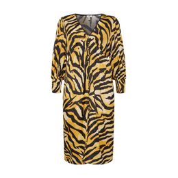 River Island Plus Kleid Damen Größe 48 cognac / schwarz Winterkleid