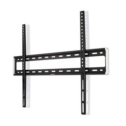 Hama TV-Wandhalter starr von 117 bis 254 cm (46 - 100 Zoll), 75 kg, flach TV-Wandhalterung, (bis 100 Zoll), schwarz